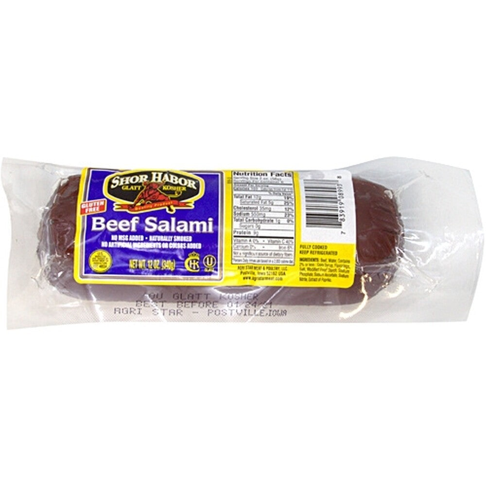 12 Oz Beef Salami – Kosher Meat Store